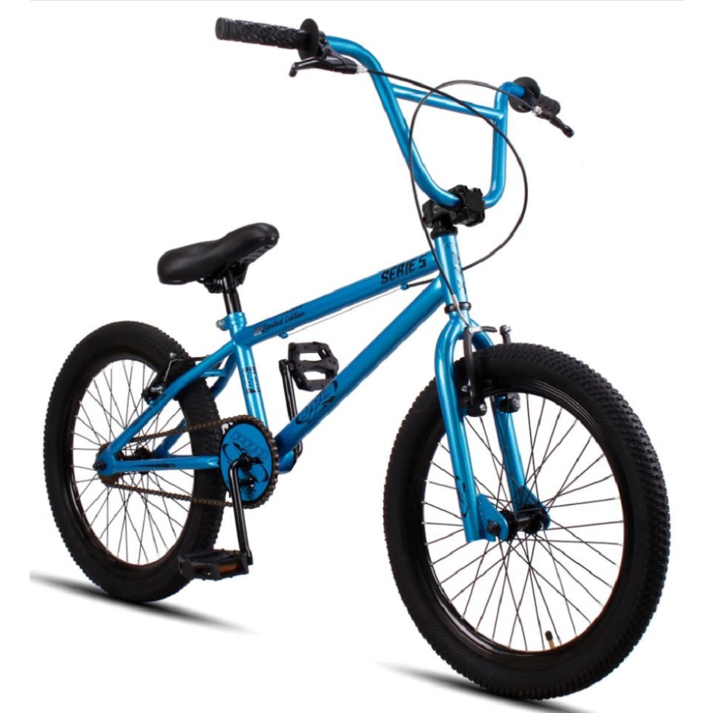 Bicicleta BMX Aro 20 Serie 5 Limited Edition - Pro-X - Azul Metalico ...